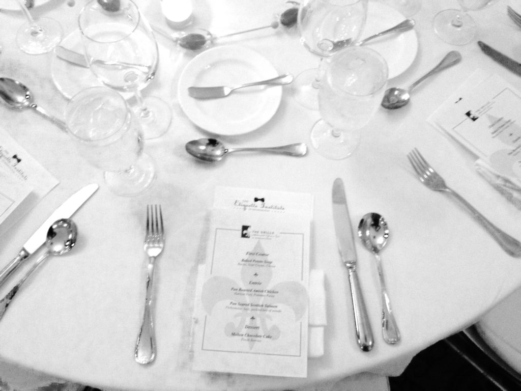 Business Etiquette & Protocol Dinner | The Etiquette Institute of ...